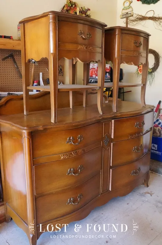 Vintage french provincial bedroom set store