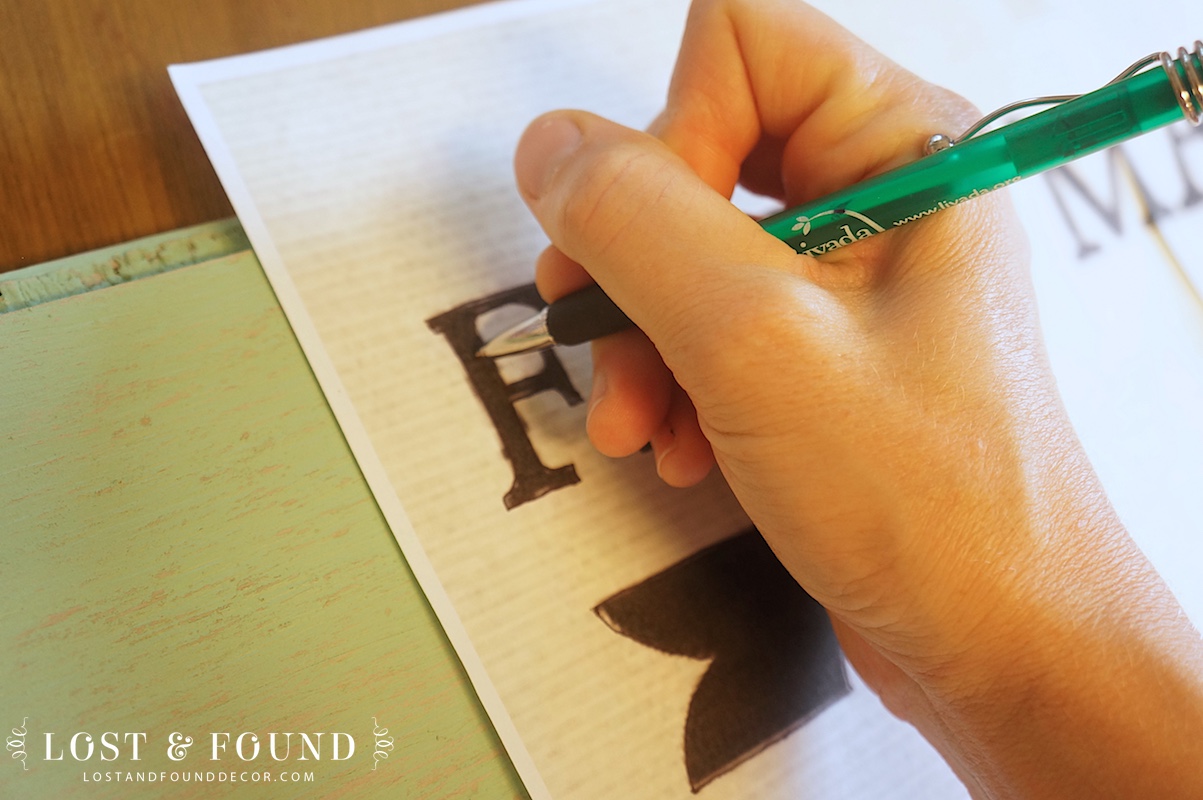 How to Make an Antique Sign | Lost & Found