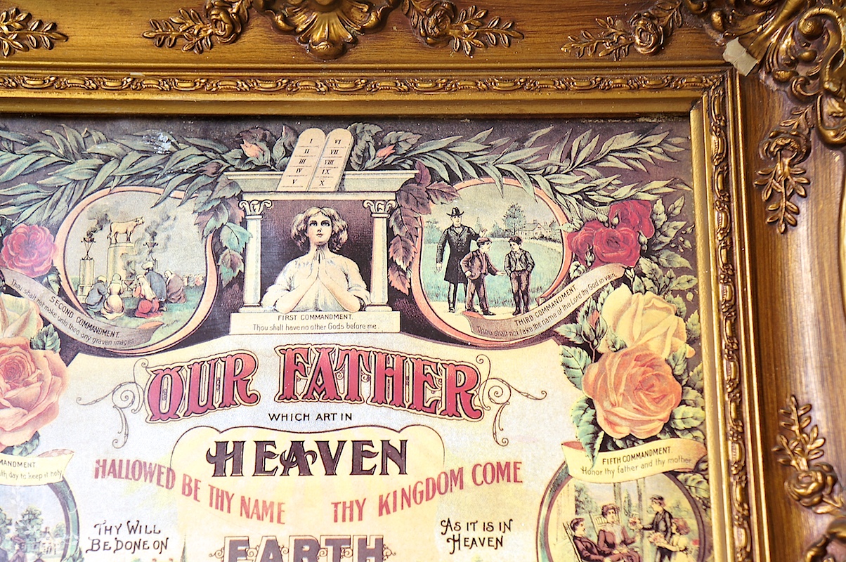 Decorating with Vintage Religious Art - Lost & Found Decor