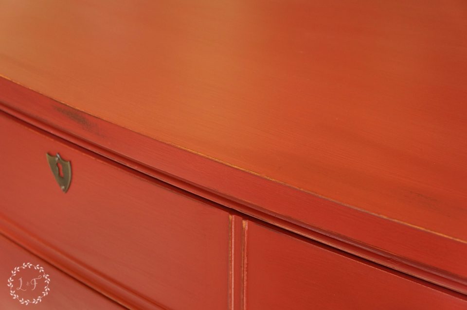 3 Tips for Painting Red Furniture from Melanie at Lost & Found