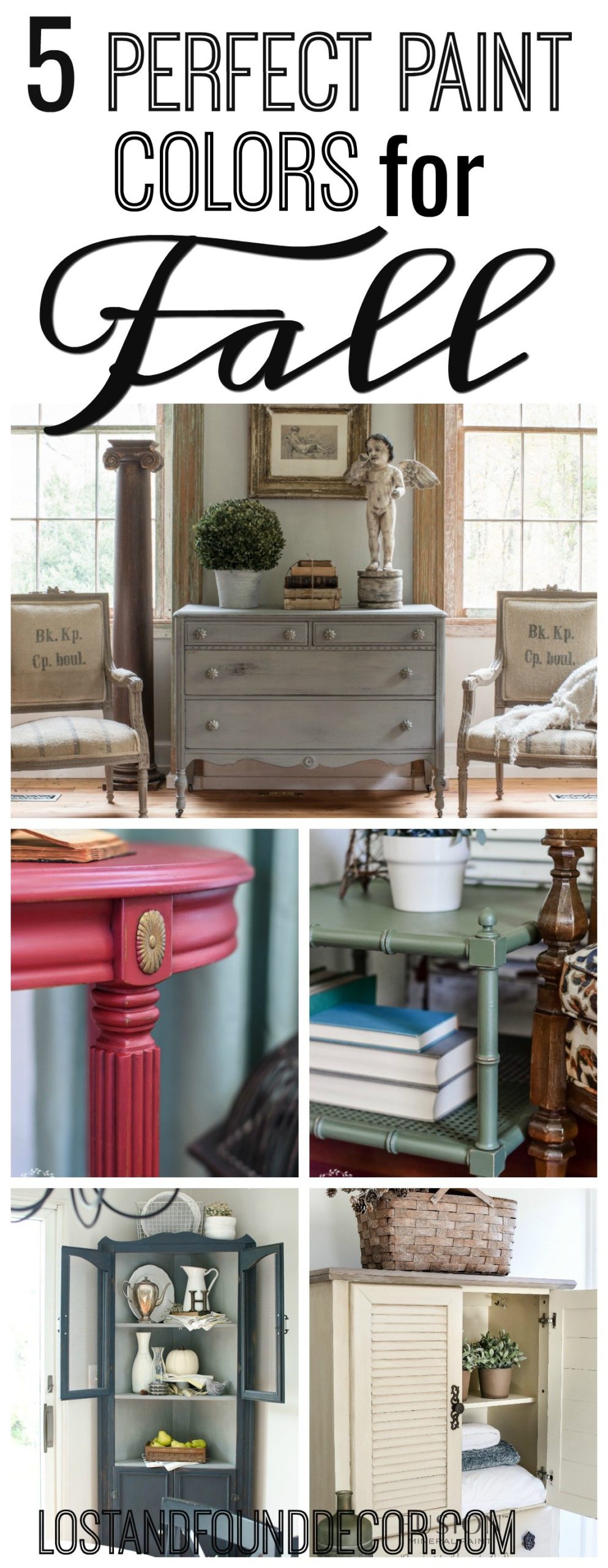 5 Perfect Fall Paint Colors Furniture