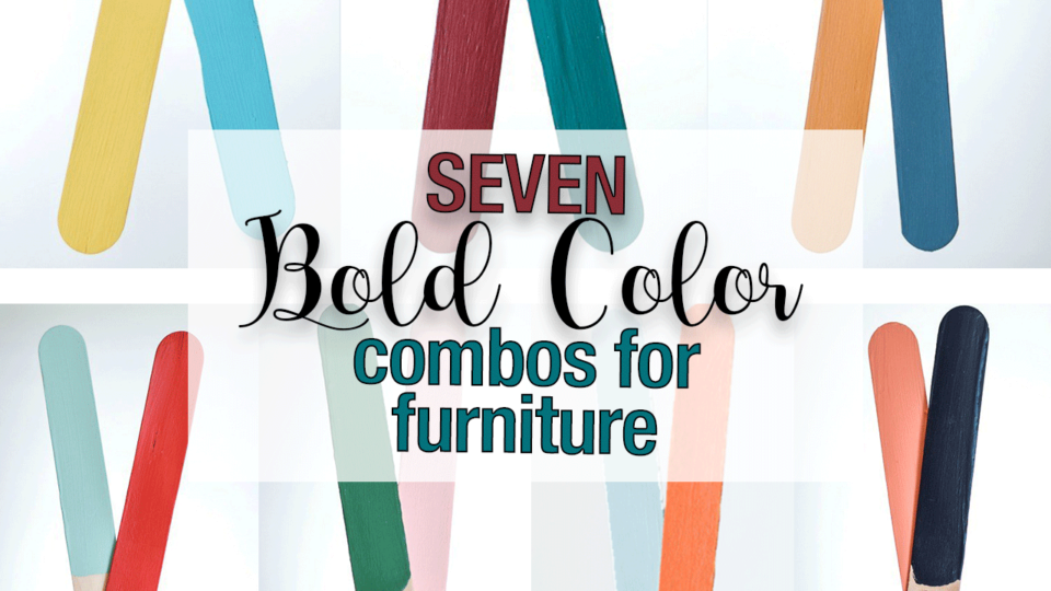 7 Bold Color Combinations Painted Furniture | Melanie Alexander L&F