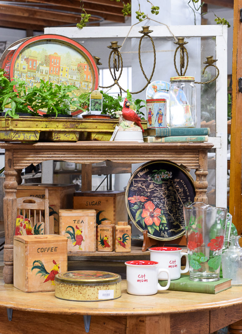 Fresh and Creative Spring Antique Booth Display Ideas - Lost & Found Decor