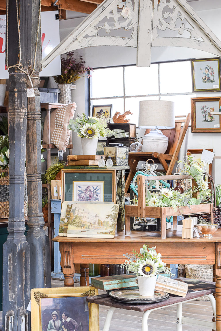 Spring Shop Displays at Lost and Found - Lost & Found Decor