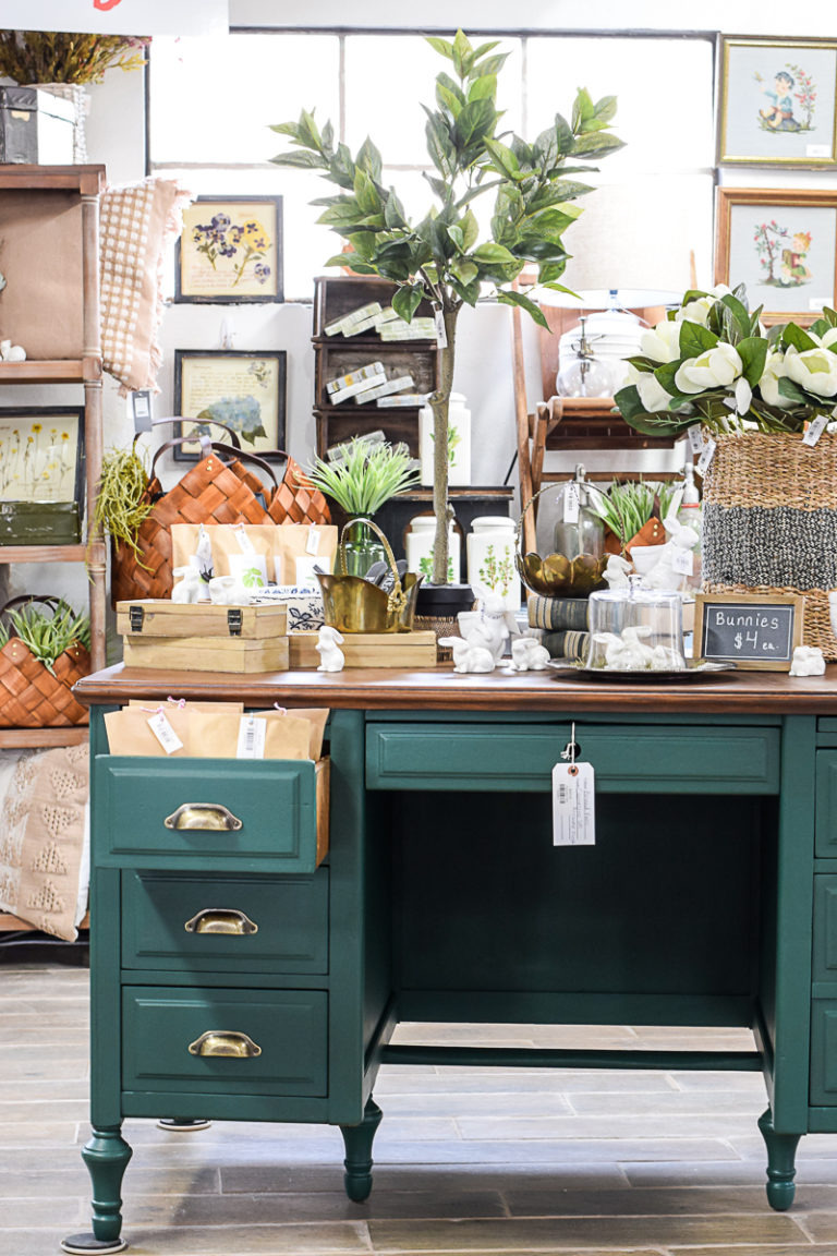 Spring Shop Displays at Lost and Found - Lost & Found Decor