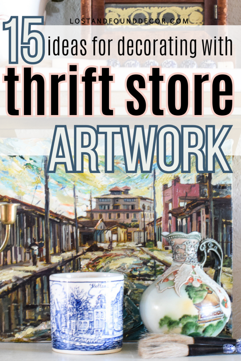 15 Ideas for How to Decorate your Walls with Thrift Store Artwork ...