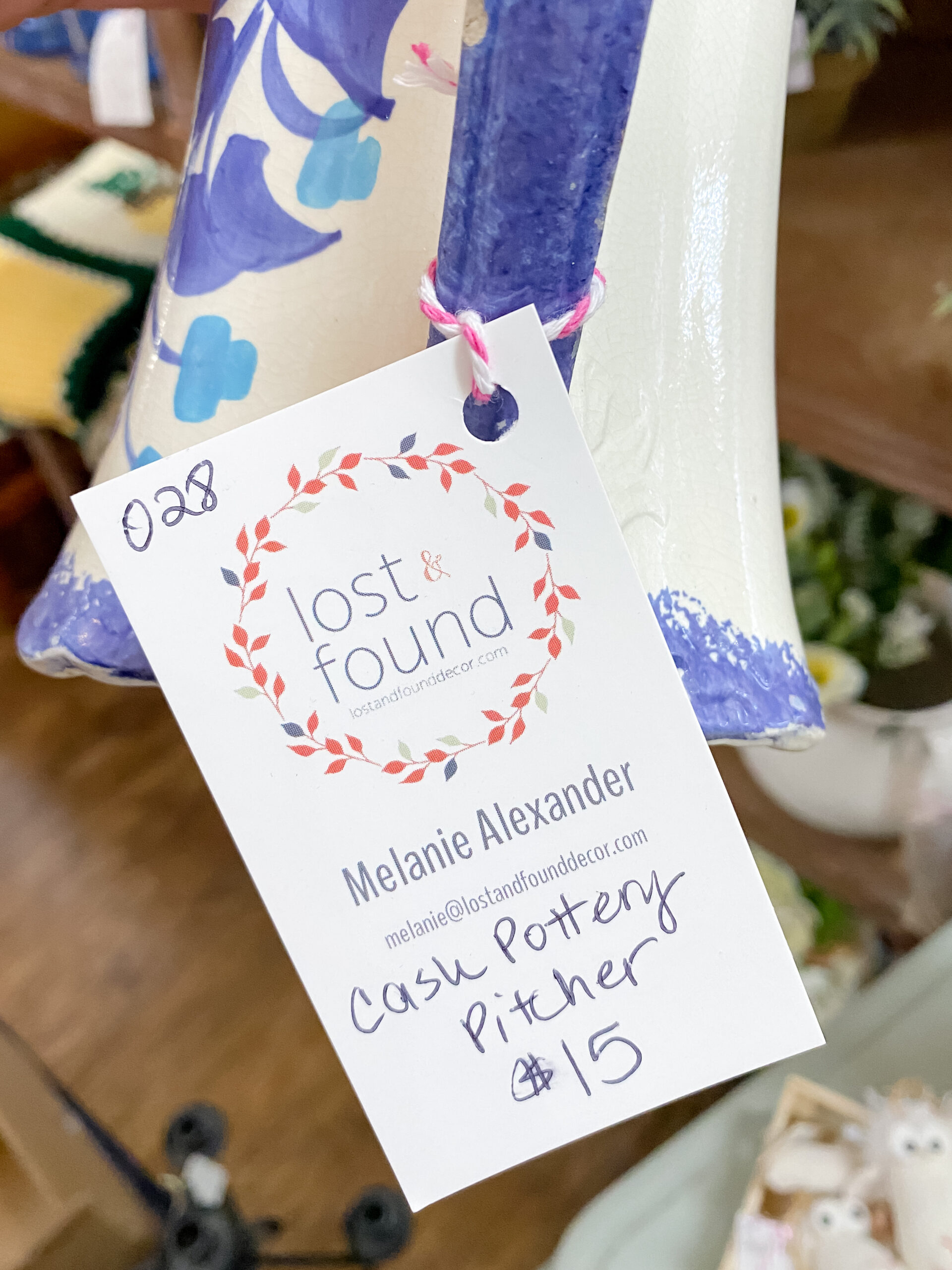 How to Tags Items in Your Antique Booth - Lost & Found Decor