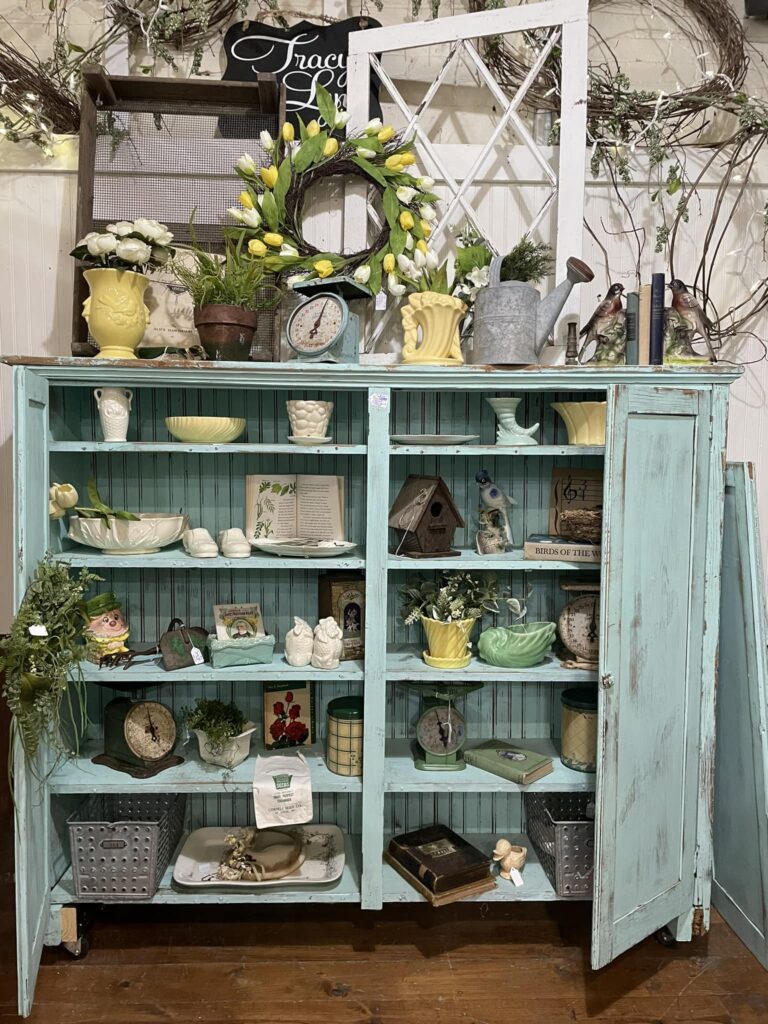 Fresh and Creative Spring Antique Booth Display Ideas - Lost & Found Decor