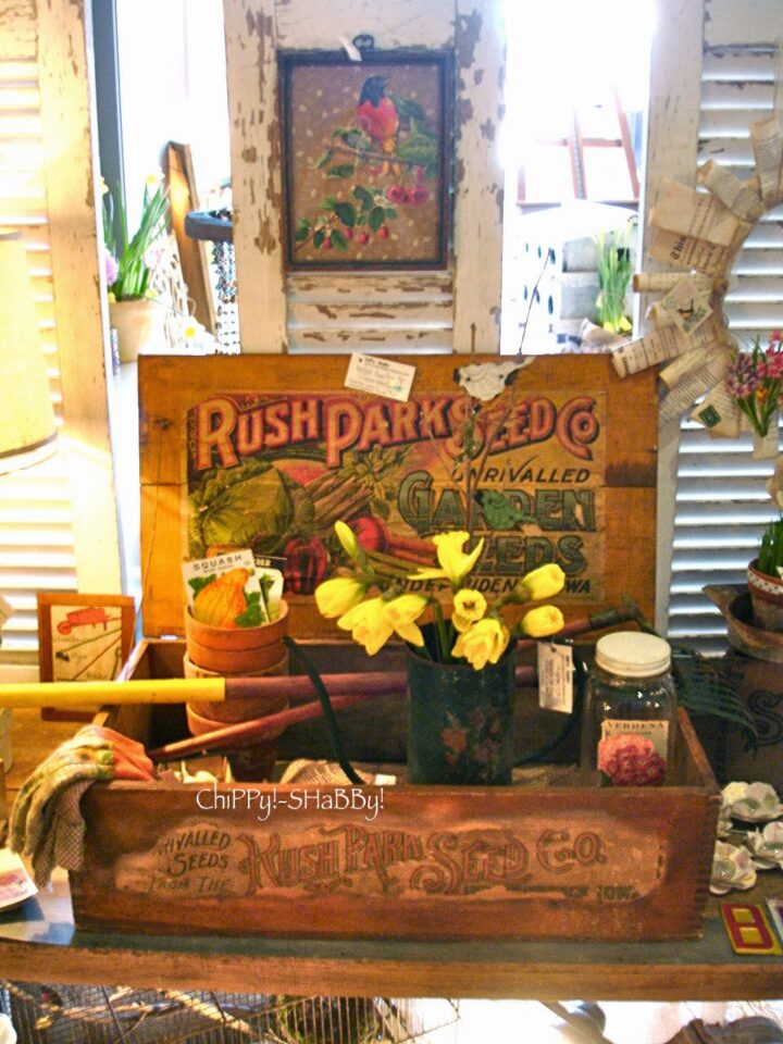 Fresh and Creative Spring Antique Booth Display Ideas - Lost & Found Decor